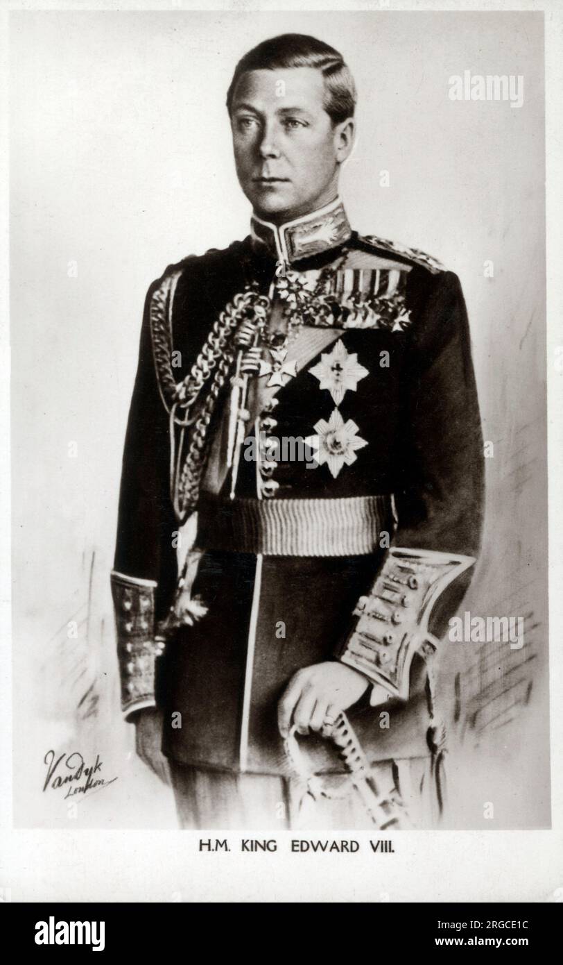King Edward VIII (1894-1972) - King of the United Kingdom and the ...