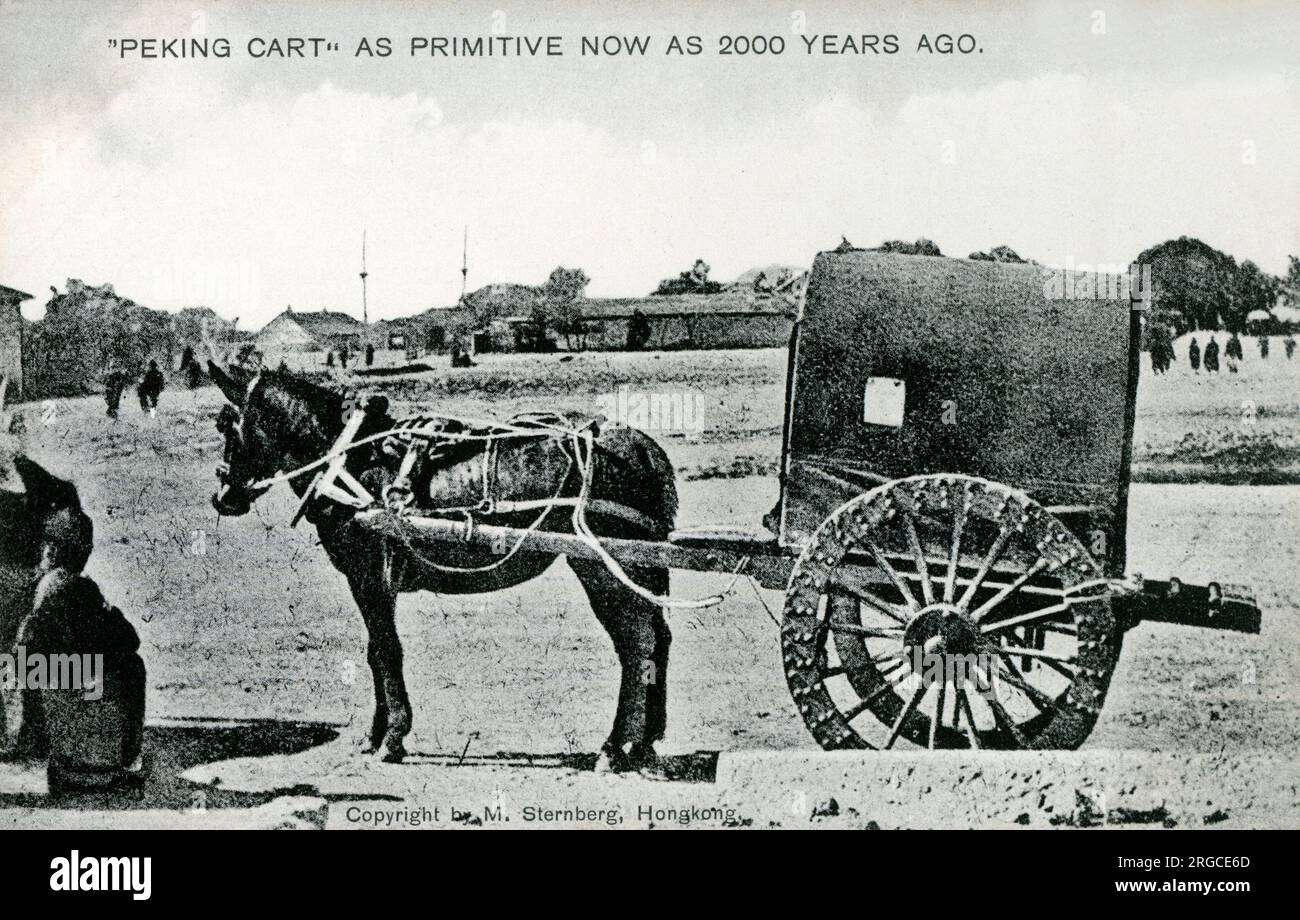 A 'Peking Cart' - Hong Kong Stock Photo - Alamy
