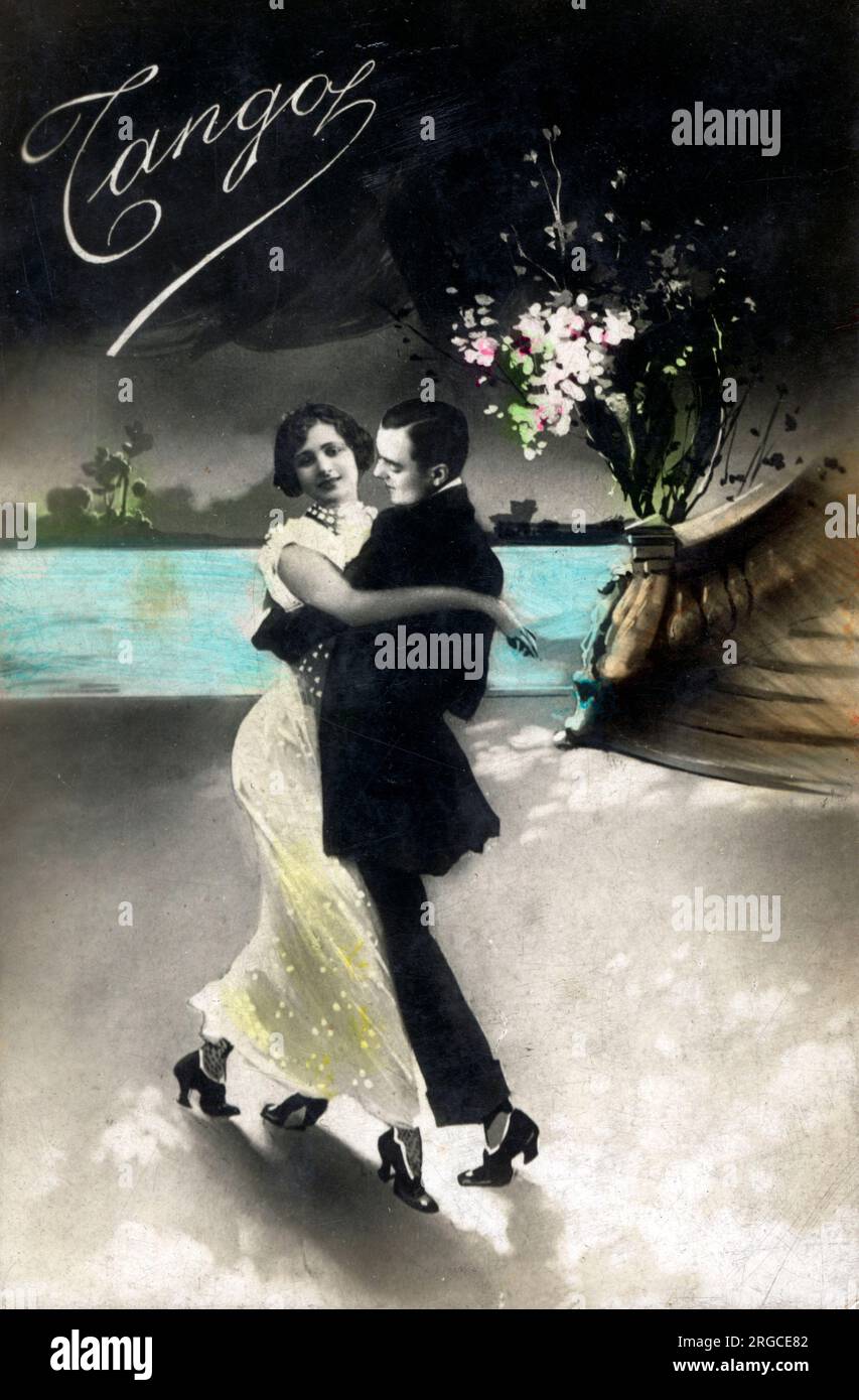 Italian Tango Dancers Stock Photo - Alamy
