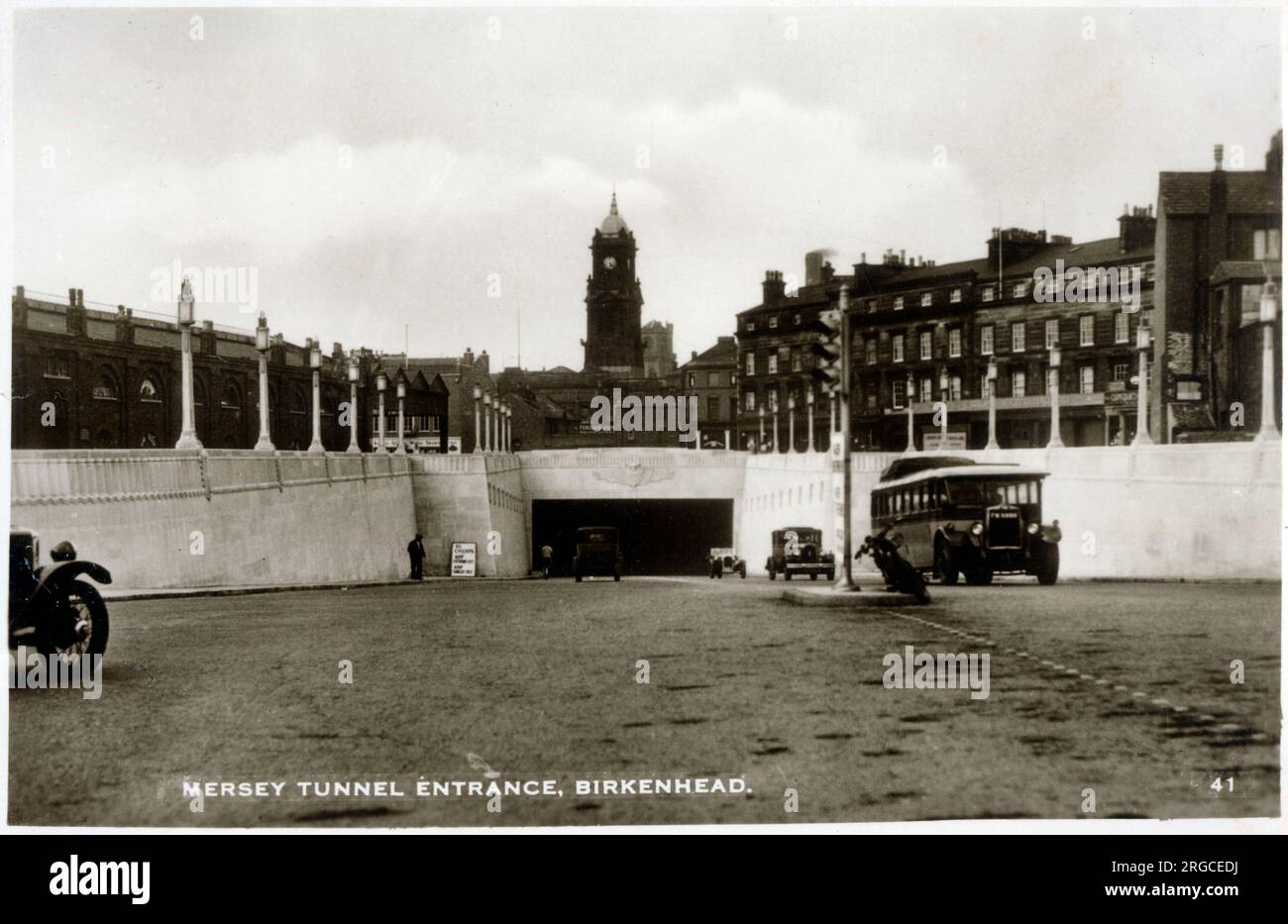 Liverpool, Merseyside - The Queensway (Birkenhead) Mersey Tunnel - The ...