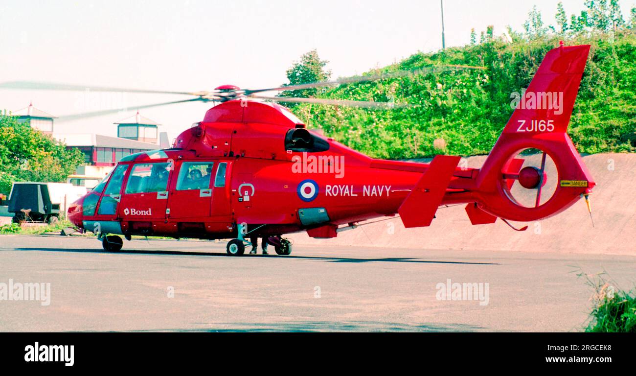 Royal Navy - Eurocopter Dauphin N2 HU.1 ZJ165 (msn 6372), at RAF St ...