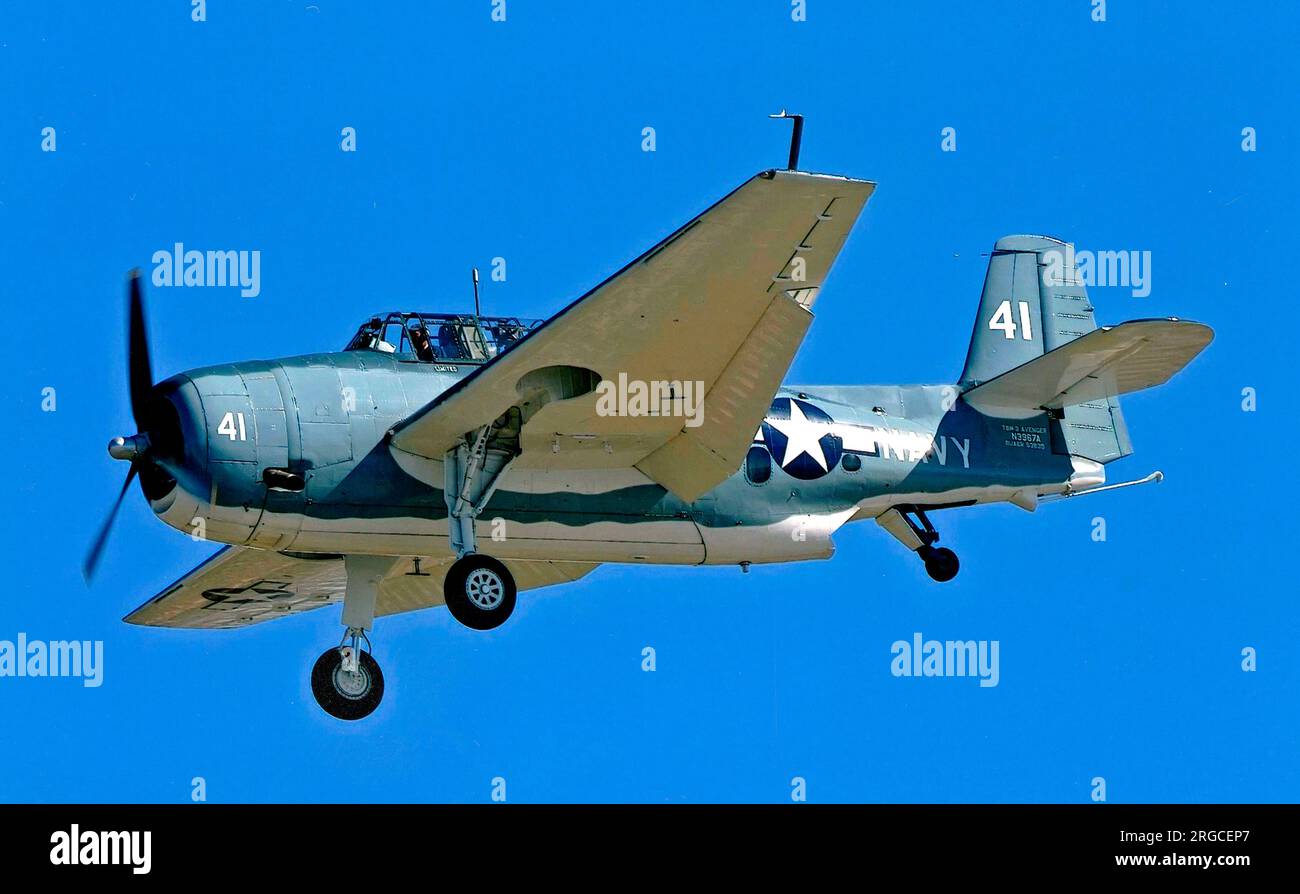 General Motors TBM-3U Avenger N3967A - 53835 Stock Photo - Alamy