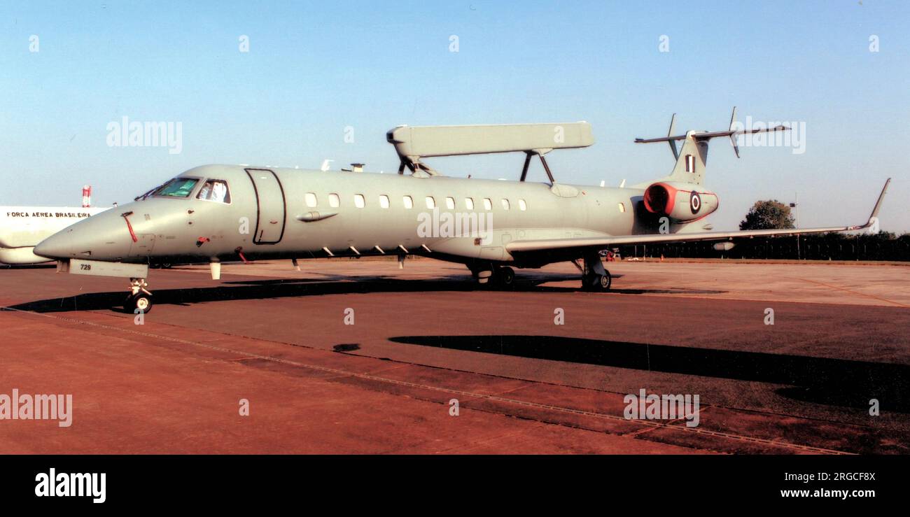 Hellenic Air Force - Erieye EMB-145-H AEW&C 729 Stock Photo - Alamy