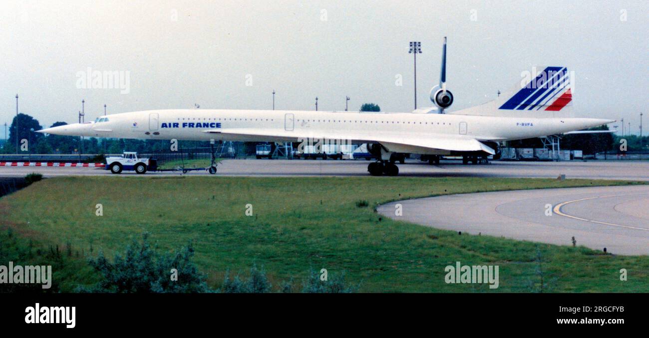 BAC-Aerospatiale Concorde 101 F-BVFA (msn 205), of Air France Stock ...
