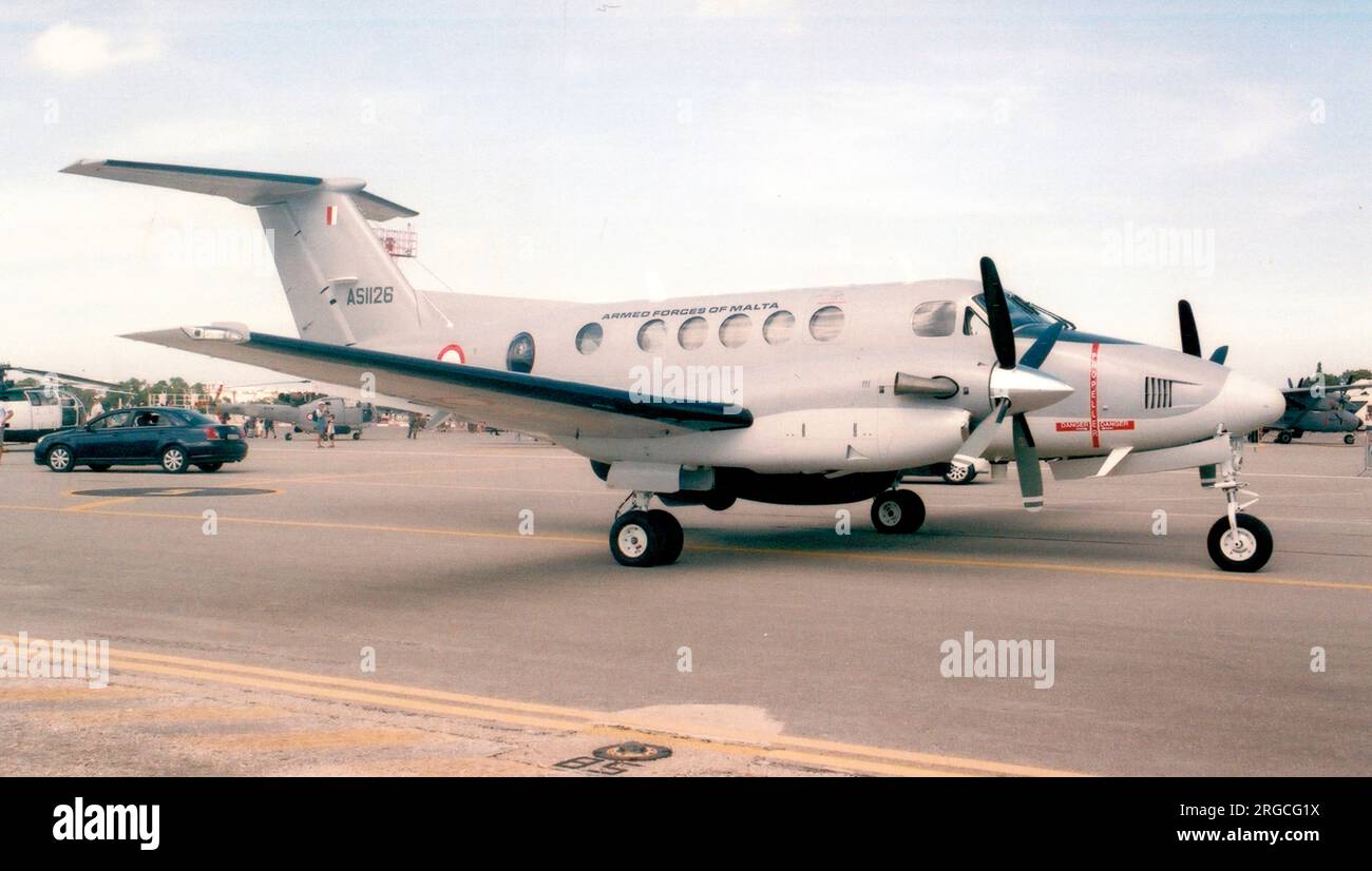 Armed Forces of Malta Air Wing - Beech B200 Super King Air AS1126 (msn ...