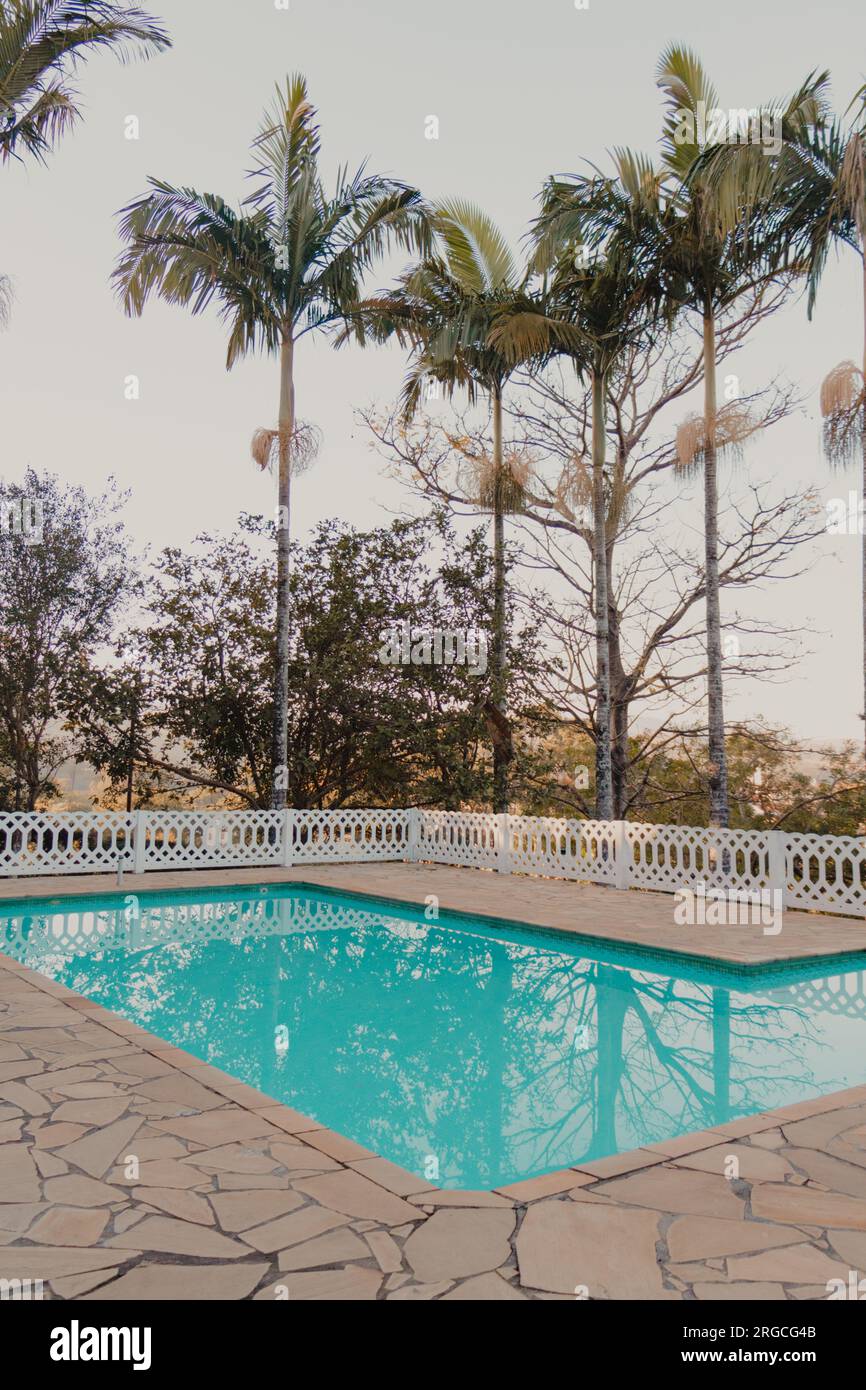 pool at the paradise resort Stock Photo - Alamy