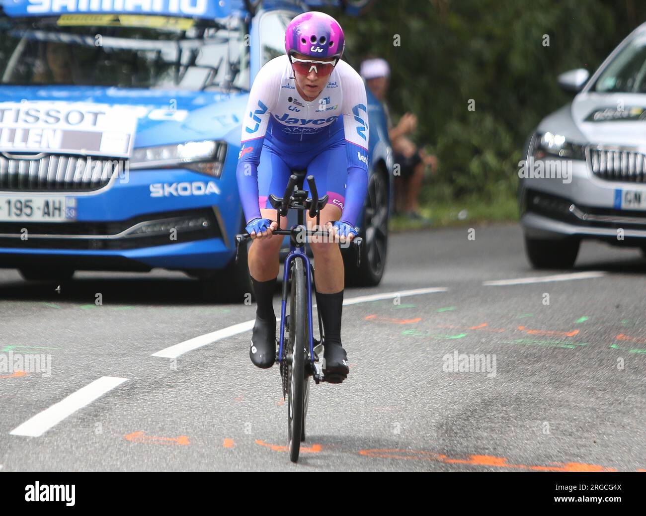 ALLEN Jessica of Team Jayco AlUla during the Tour de France Femmes avec ...