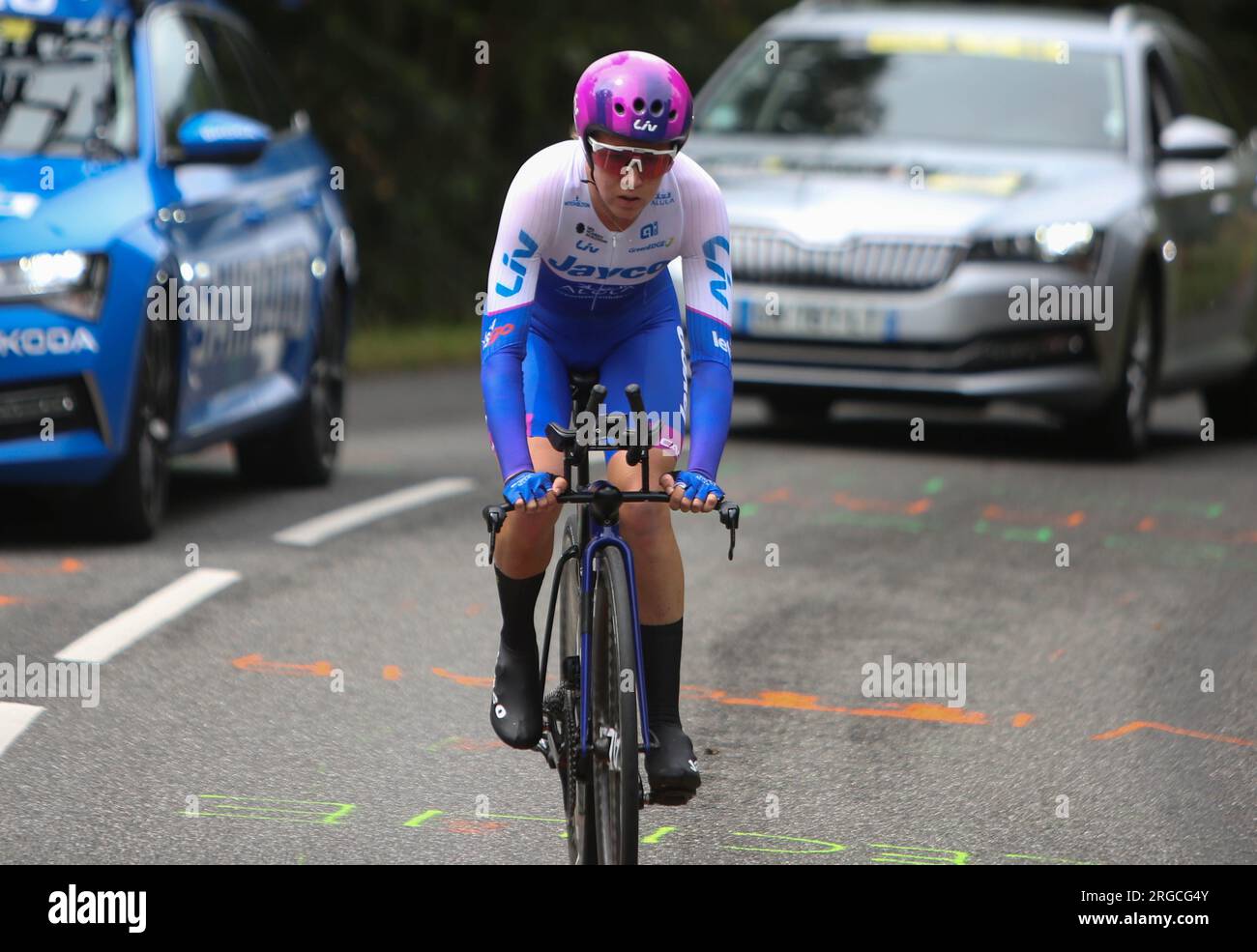 ALLEN Jessica of Team Jayco AlUla during the Tour de France Femmes avec ...