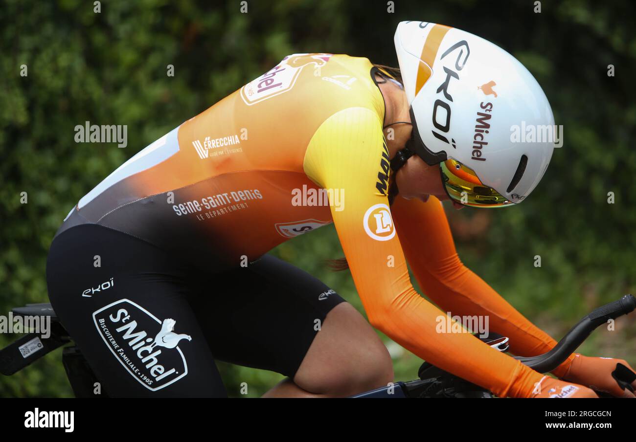 BIDEAU Sandrine of St Michel - Mavic - Auber93 WEduring the Tour de ...