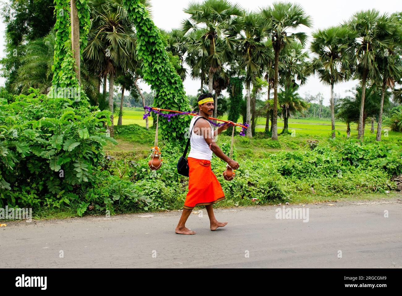 shiva devotee during shravan month Stock Photo - Alamy