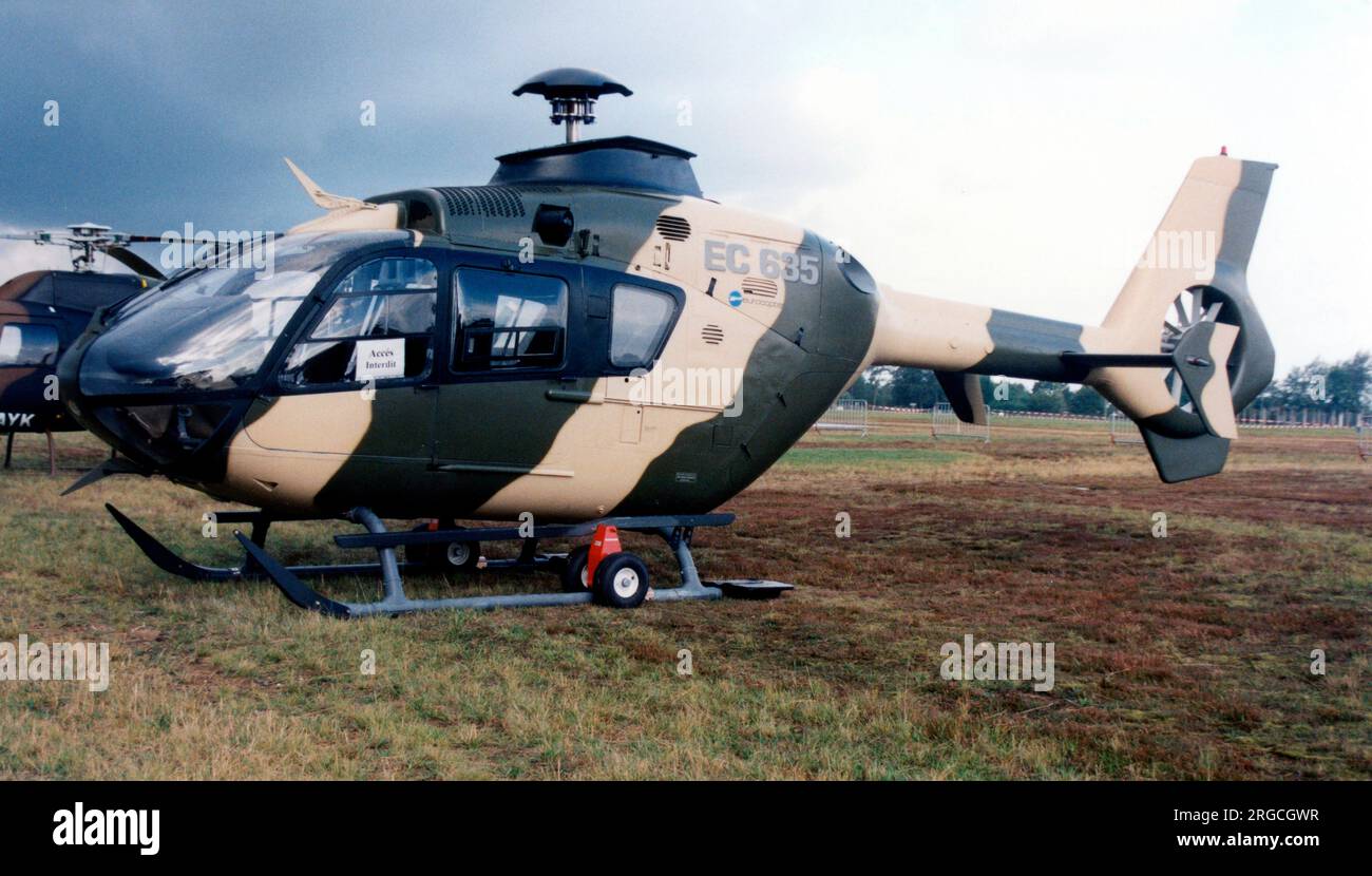 Eurocopter EC635 mock-up, used for static display only Stock Photo - Alamy