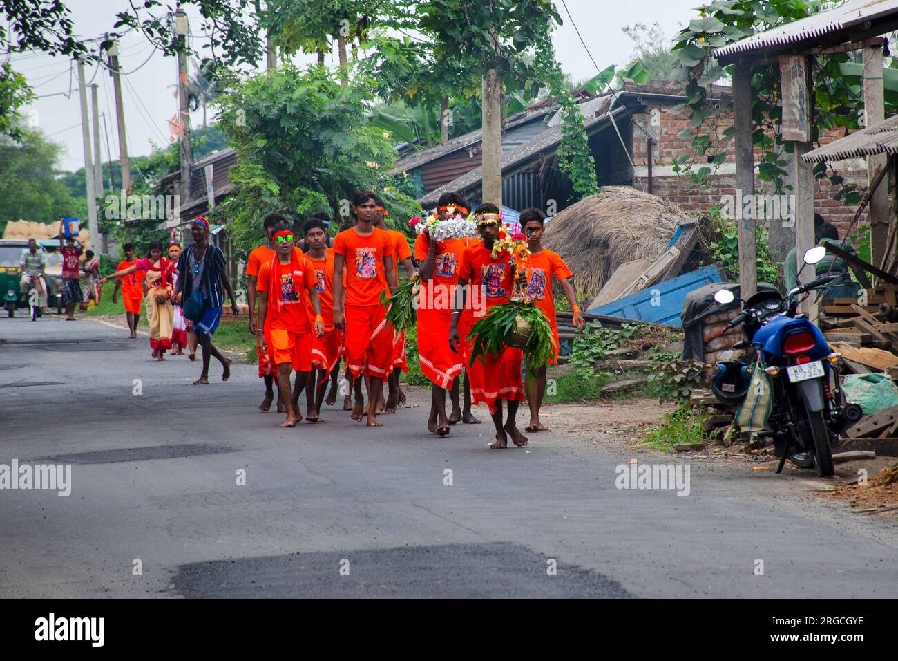 shiva devotee during shravan month Stock Photo - Alamy