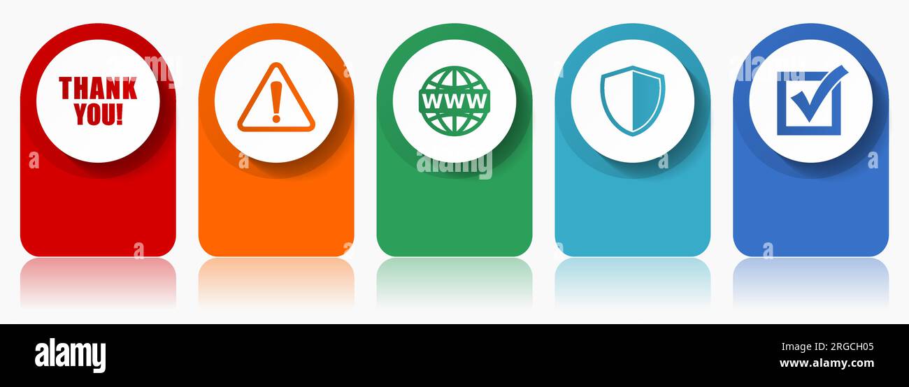 Colorful infographic diagram social media Cut Out Stock Images ...