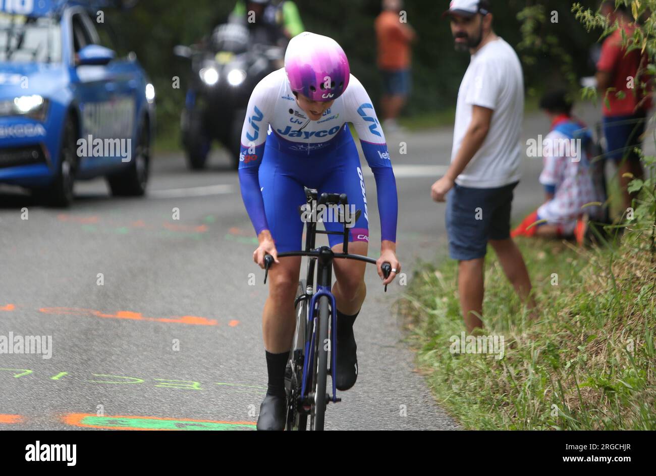 PATE Amber of Team Jayco AlUla during the Tour de France Femmes avec ...