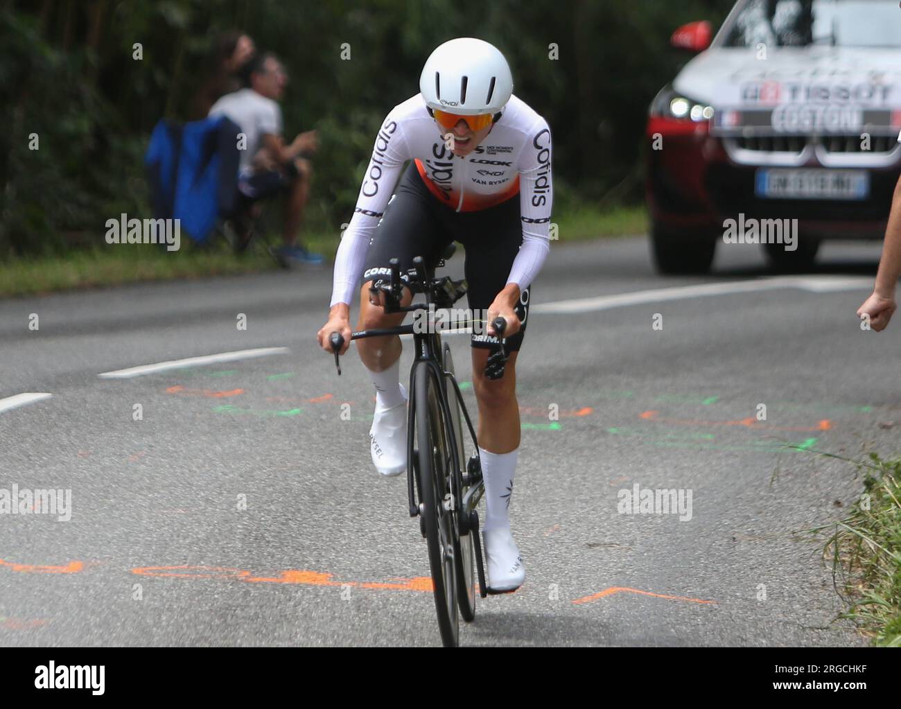 COSTON Morgane of Cofidis Women Team during the Tour de France Femmes avec Zwift, Stage 8, time ...