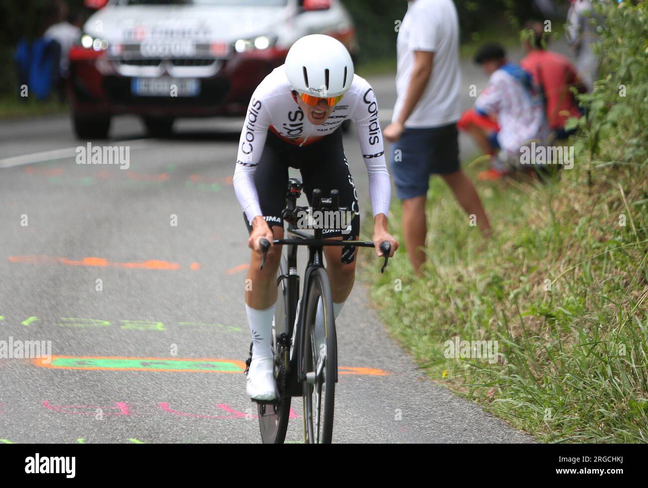 COSTON Morgane of Cofidis Women Team during the Tour de France Femmes avec Zwift, Stage 8, time ...