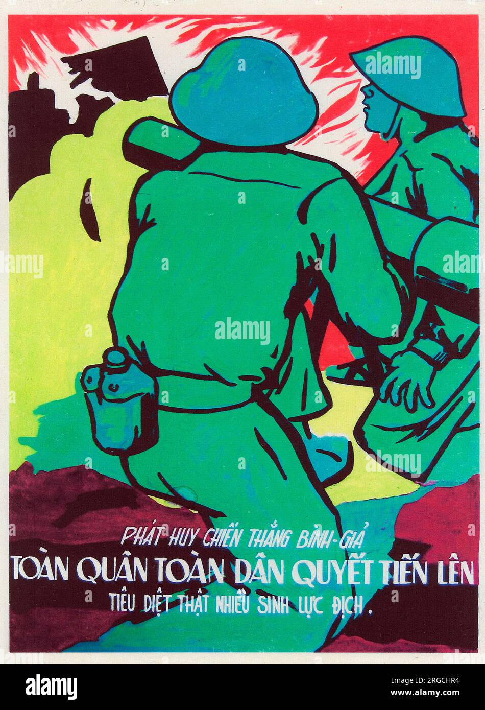 Vietnamese Patriotic Poster Stock Photo - Alamy