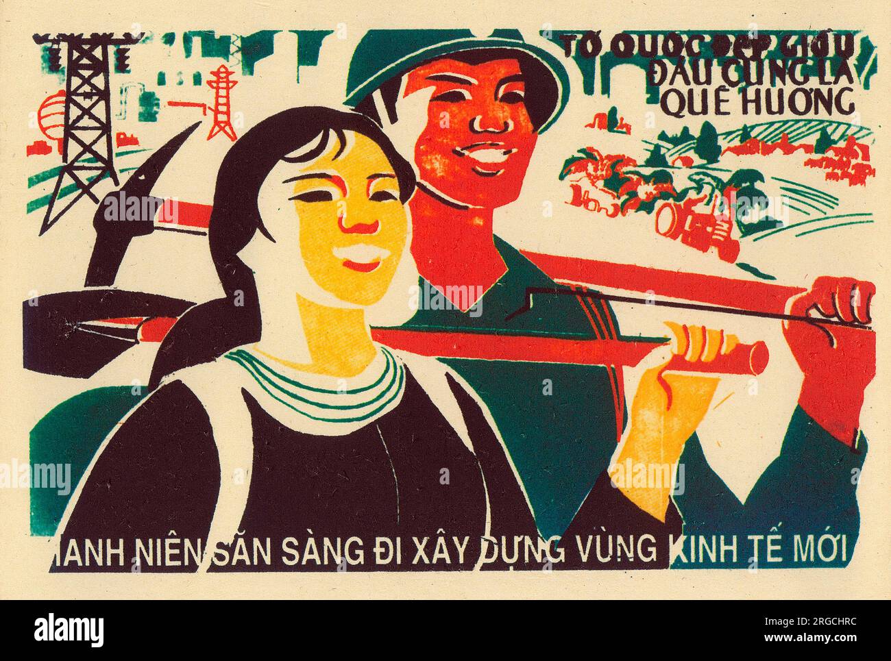 Vietnamese Patriotic Poster Stock Photo - Alamy