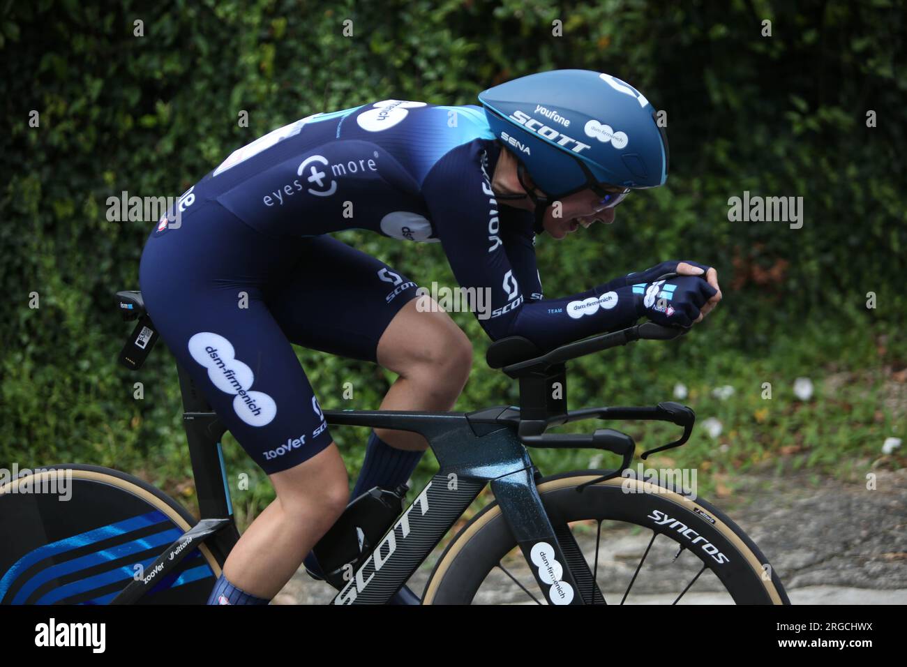 GEORGI Pfeiffer of Team dsm-firmenich during the Tour de France Femmes ...