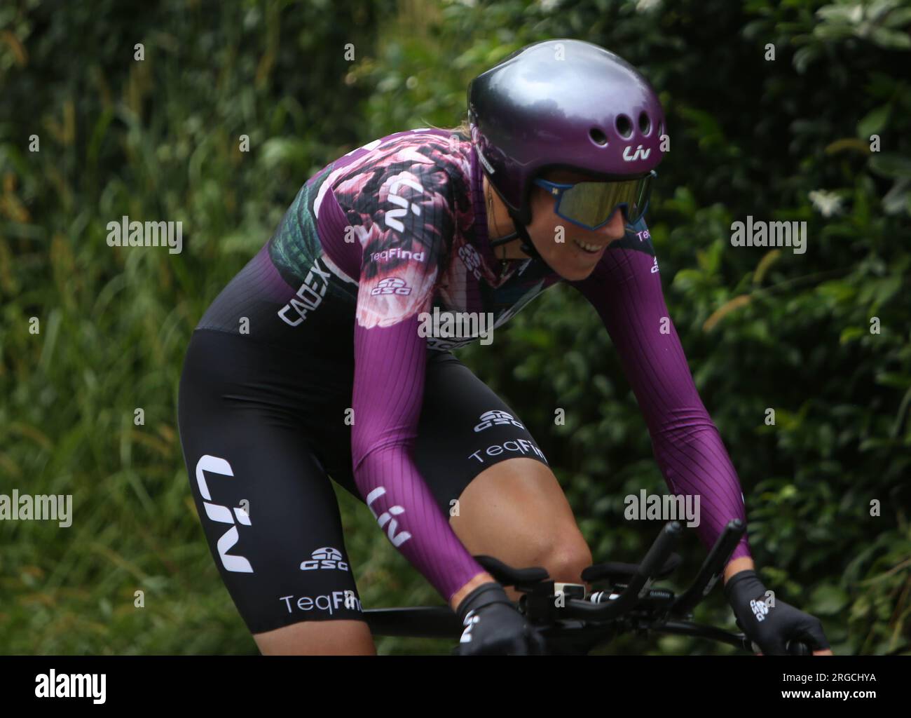 TON Quinty of Liv Racing TeqFind during the Tour de France Femmes avec ...