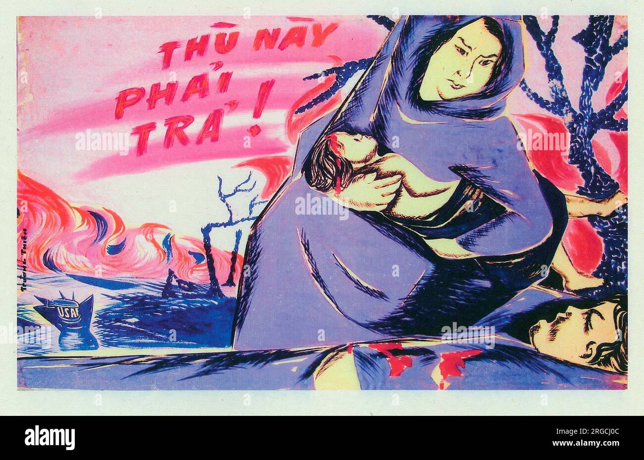 Vietnamese Patriotic Poster Stock Photo - Alamy