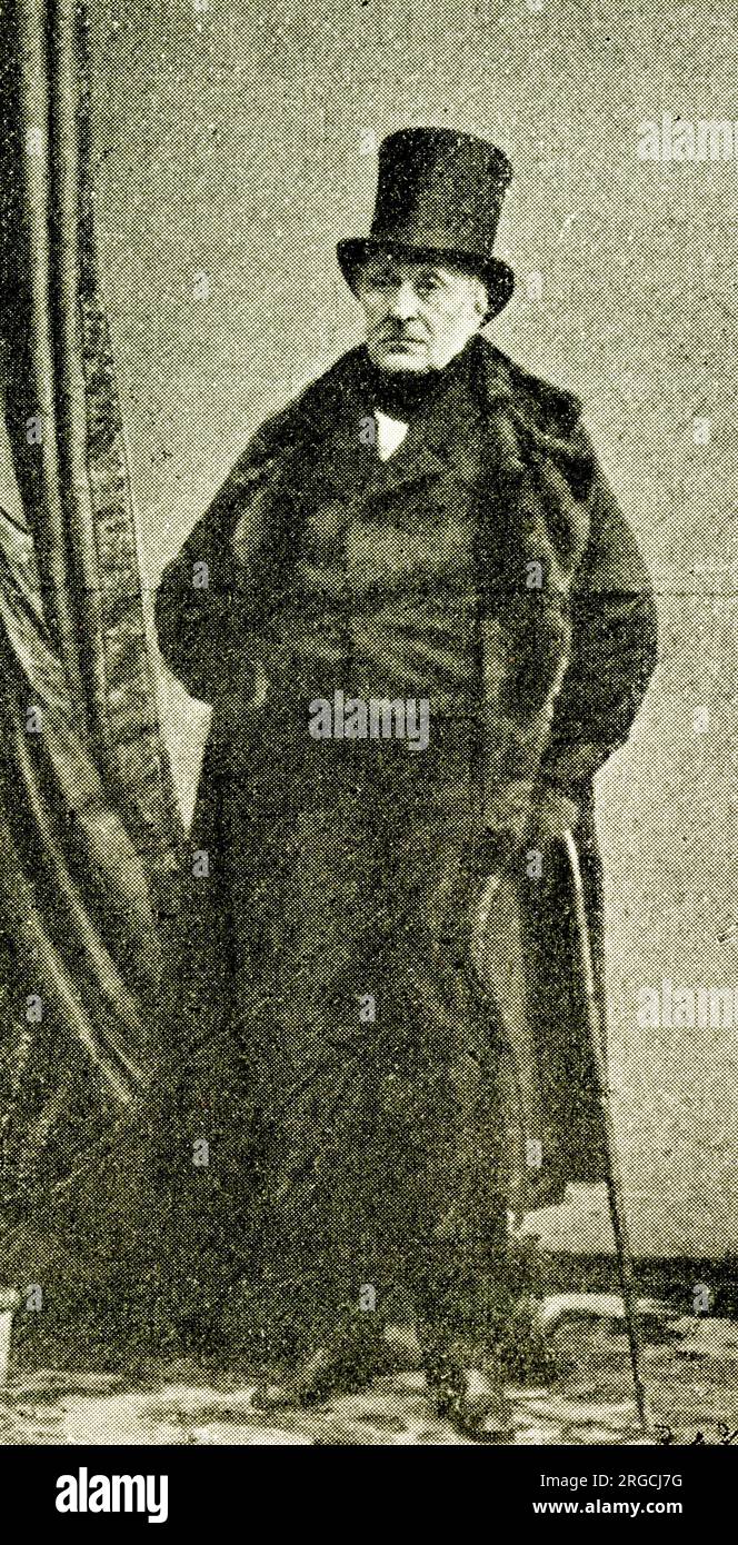 Francois Pierre Guillaume Guizot (1787-1874), French historian, orator ...