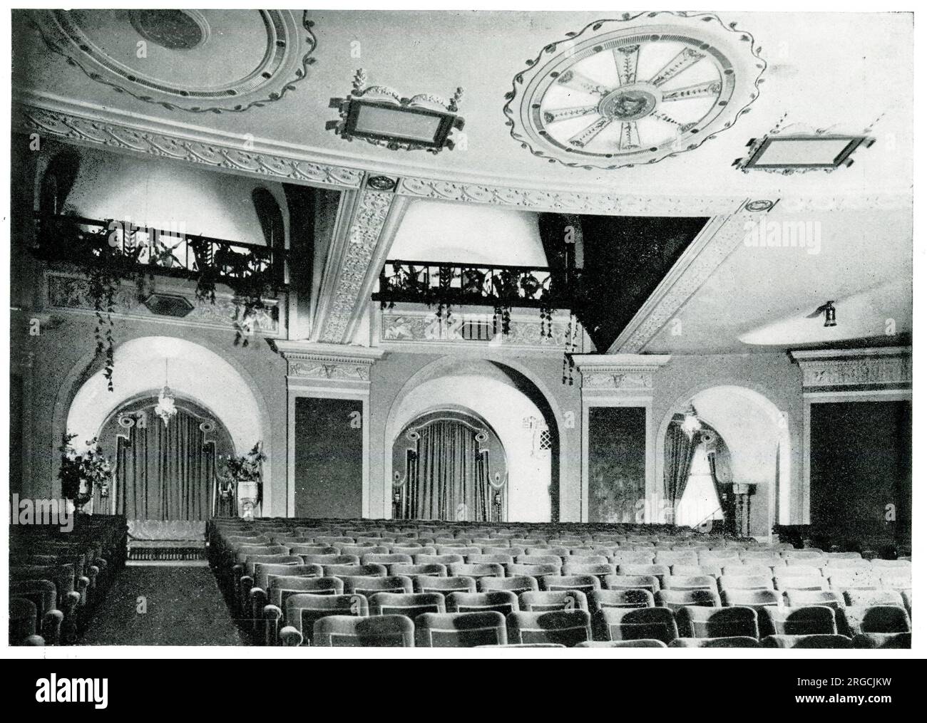 Auditorium of Regent Theatre, Brighton, Sussex, architect Robert ...
