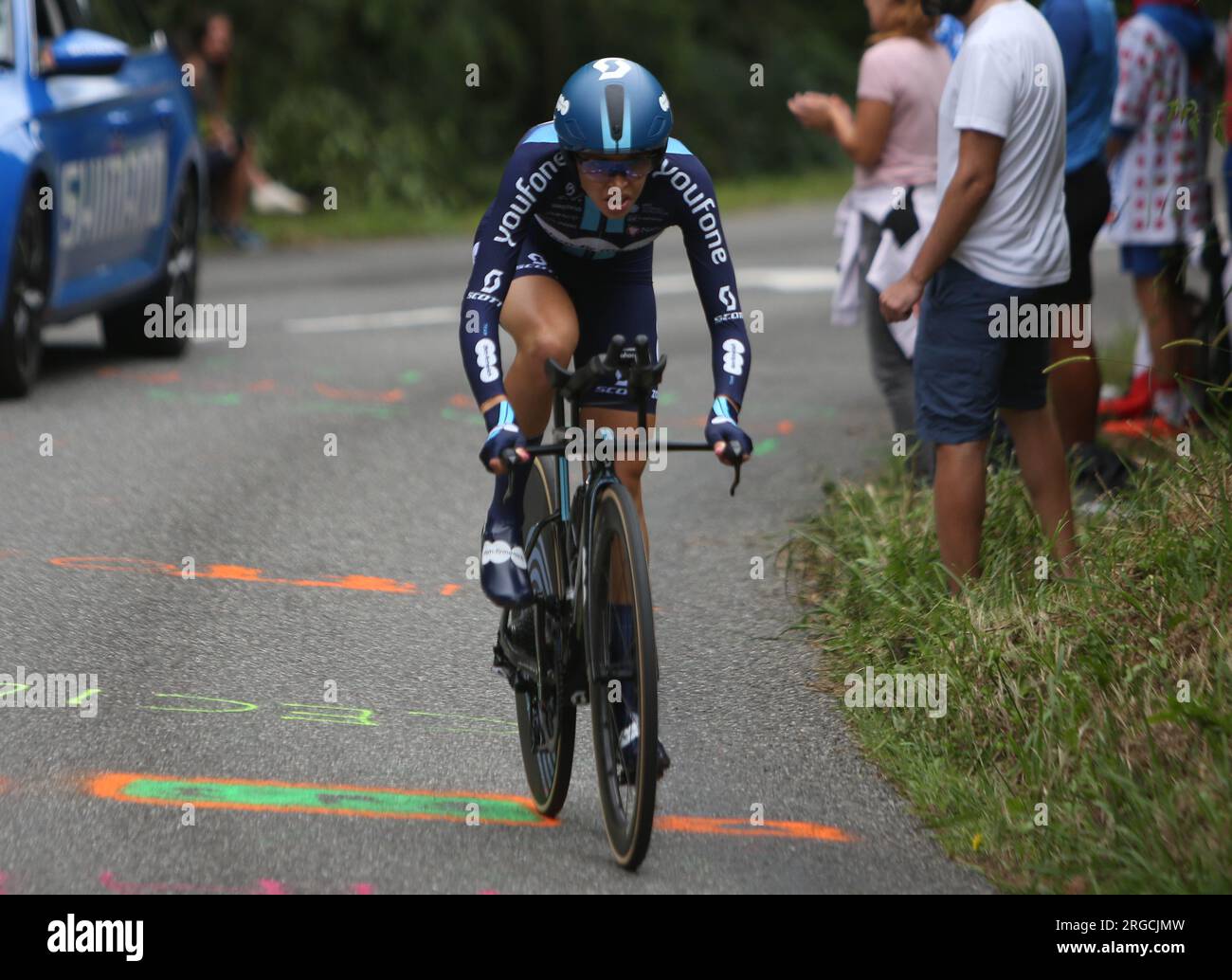 CURINIER Léa of Team dsm-firmenich during the Tour de France Femmes ...