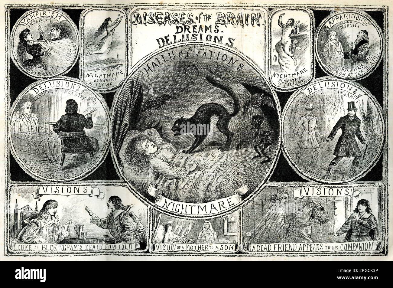 Diseases of the Brain, Dreams, Delusions, Hallucinations and Nightmares ...