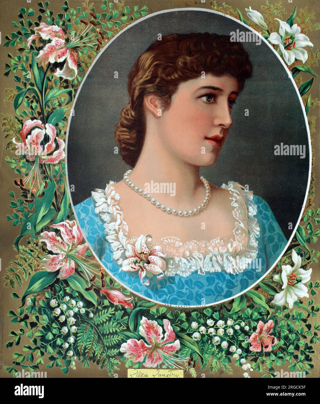 Lillie Langtry, British actress Stock Photo - Alamy