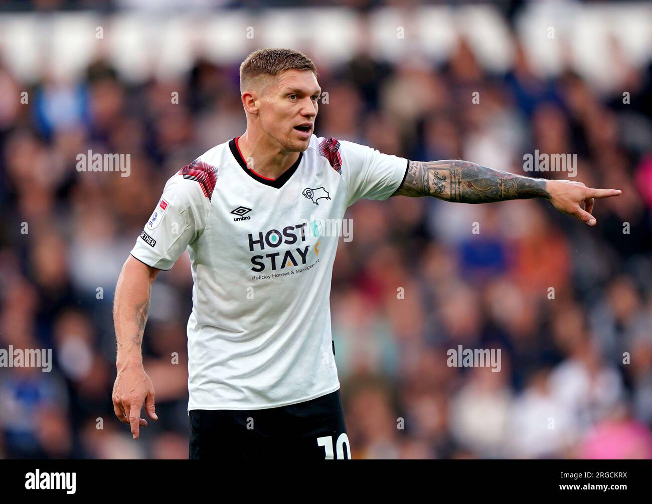 Derby County's Martyn Waghorn during the Carabao Cup first round match ...