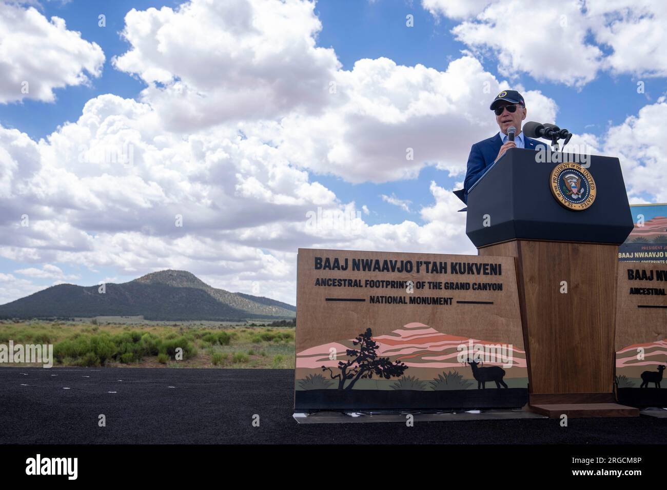 President Joe Biden speaks before signing a proclamation designating ...