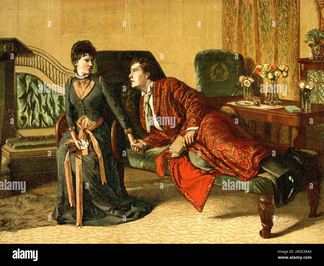 Romantic woman painting hi-res stock photography and images - Alamy