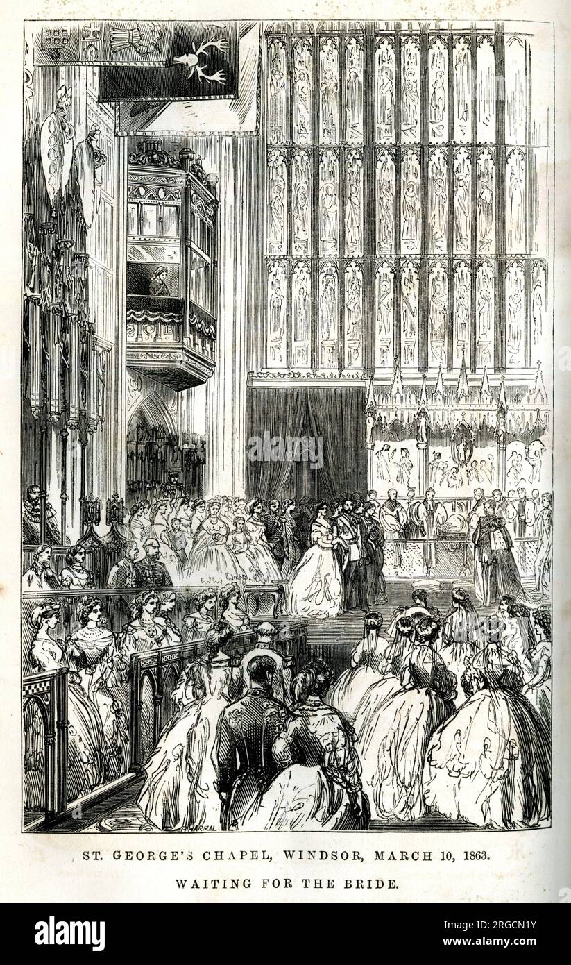 Waiting for the Bride, Marriage of Prince and Princess of Wales, St ...