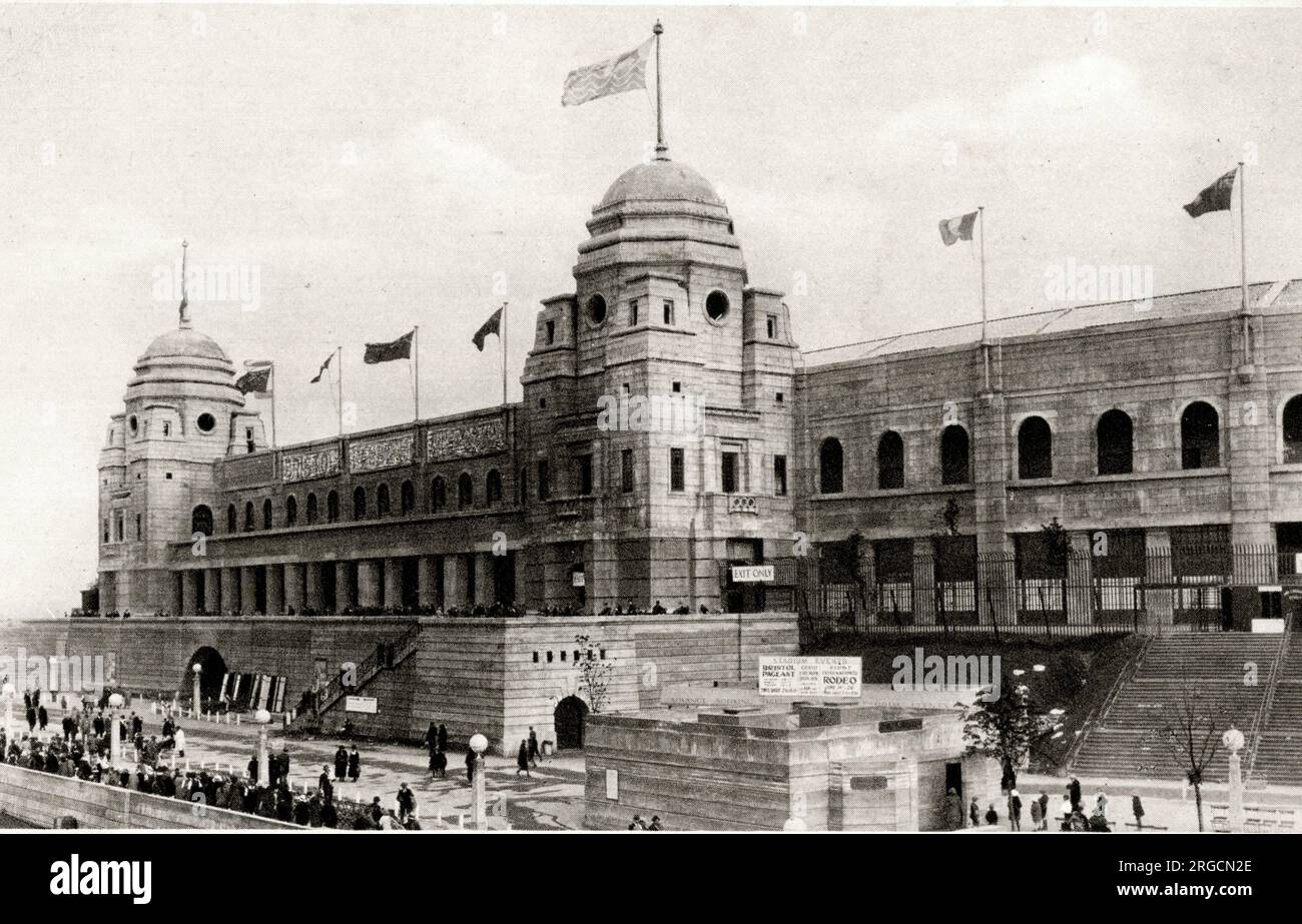 Entrance to Stadium, British Empire Exhibition, Wembley Stock Photo - Alamy