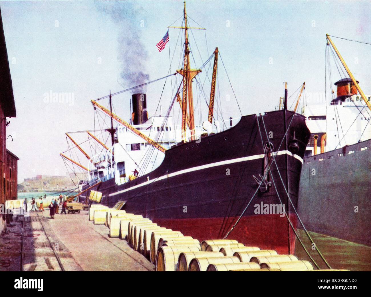 Imperial Tobacco's Docks at Norfolk, Virginia, USA Stock Photo - Alamy