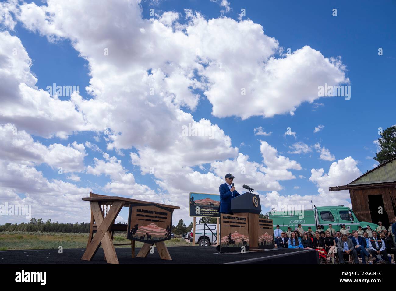 President Joe Biden speaks before signing a proclamation designating ...