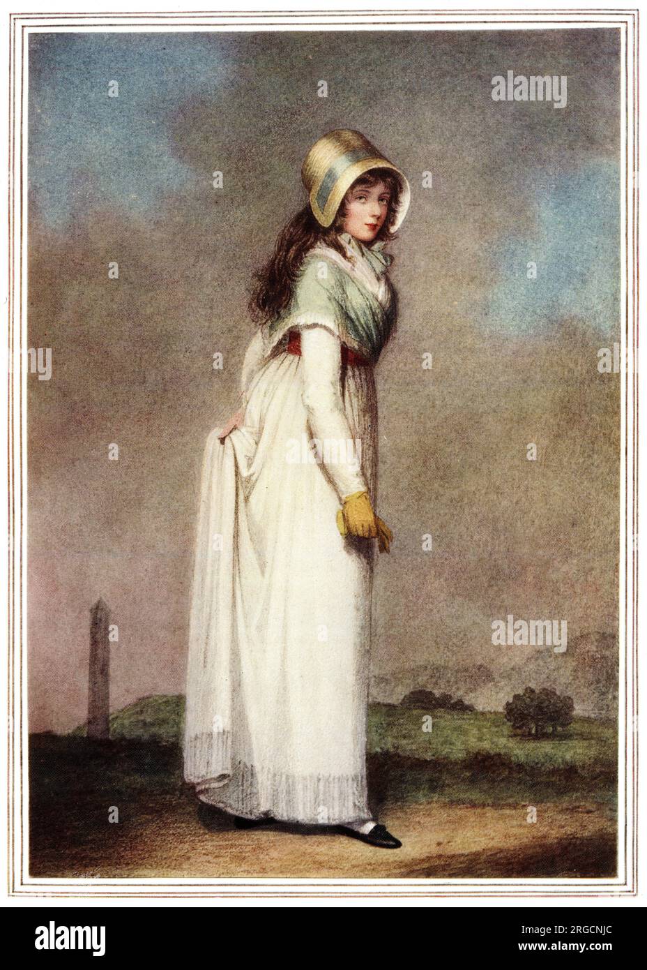 An Irish Girl by Adam Buck Stock Photo - Alamy