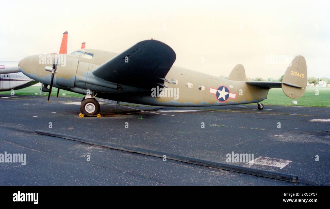 Lockheed C-60A-5-LO Lodestar 43-16445 (MSN 2605), on display at the ...