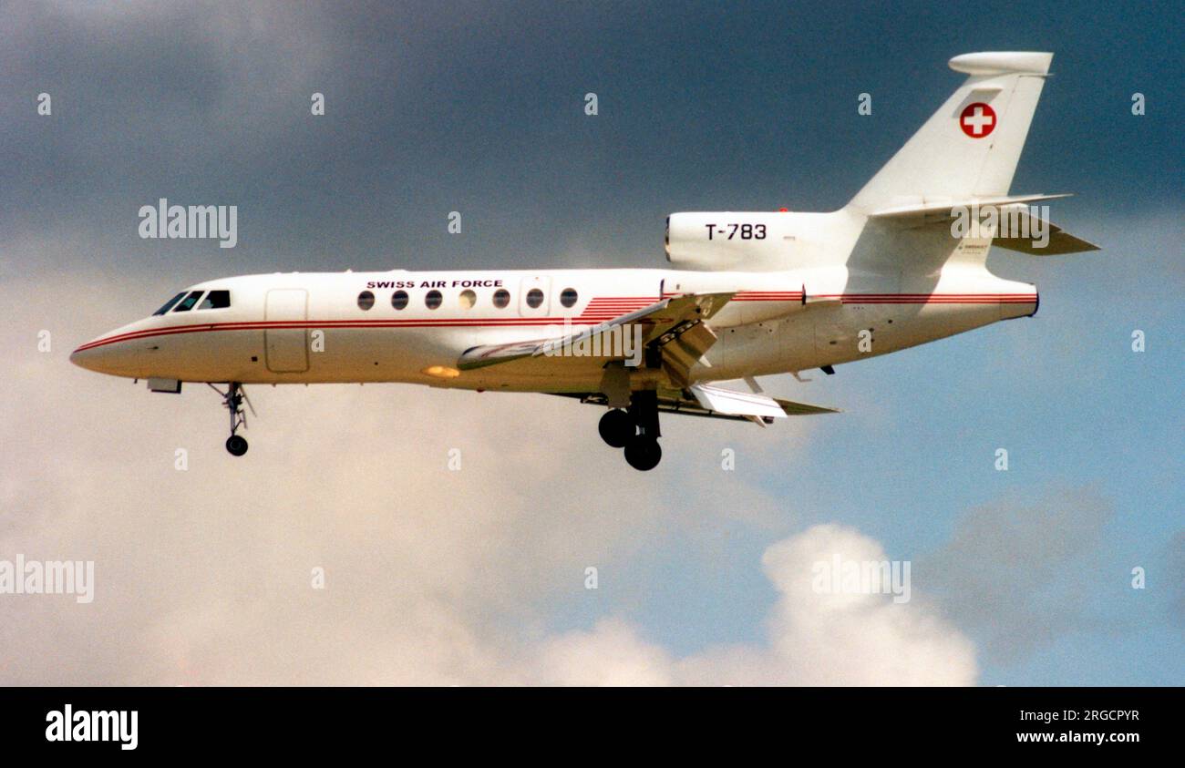 Swiss air force dassault falcon hi-res stock photography and images - Alamy