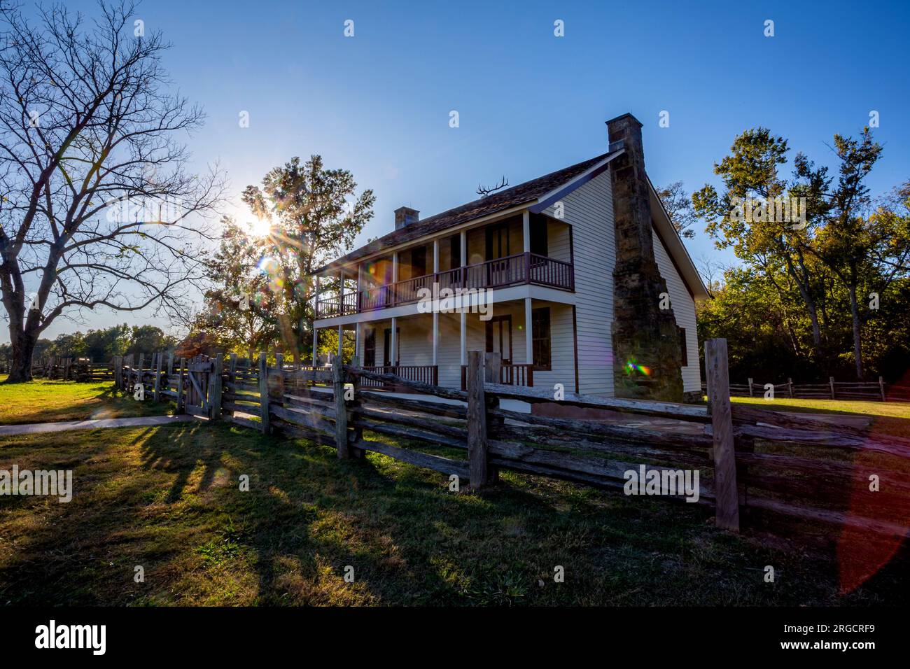 Pea Ridge National Battlefield in Pea Ridge, Arkansas Stock Photo - Alamy