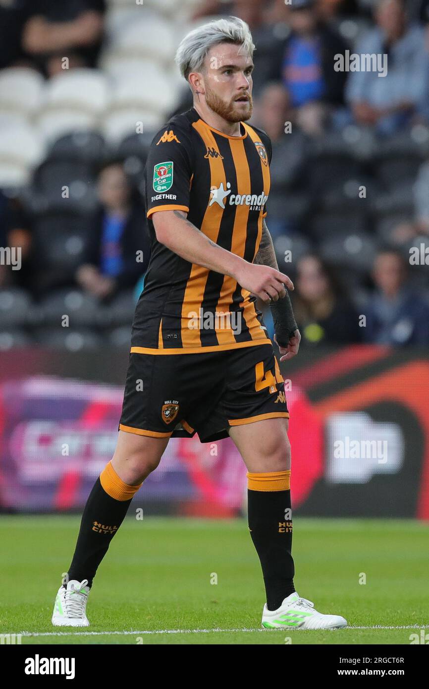 Aaron Connolly #44 of Hull City during the Carabao Cup match Hull City ...