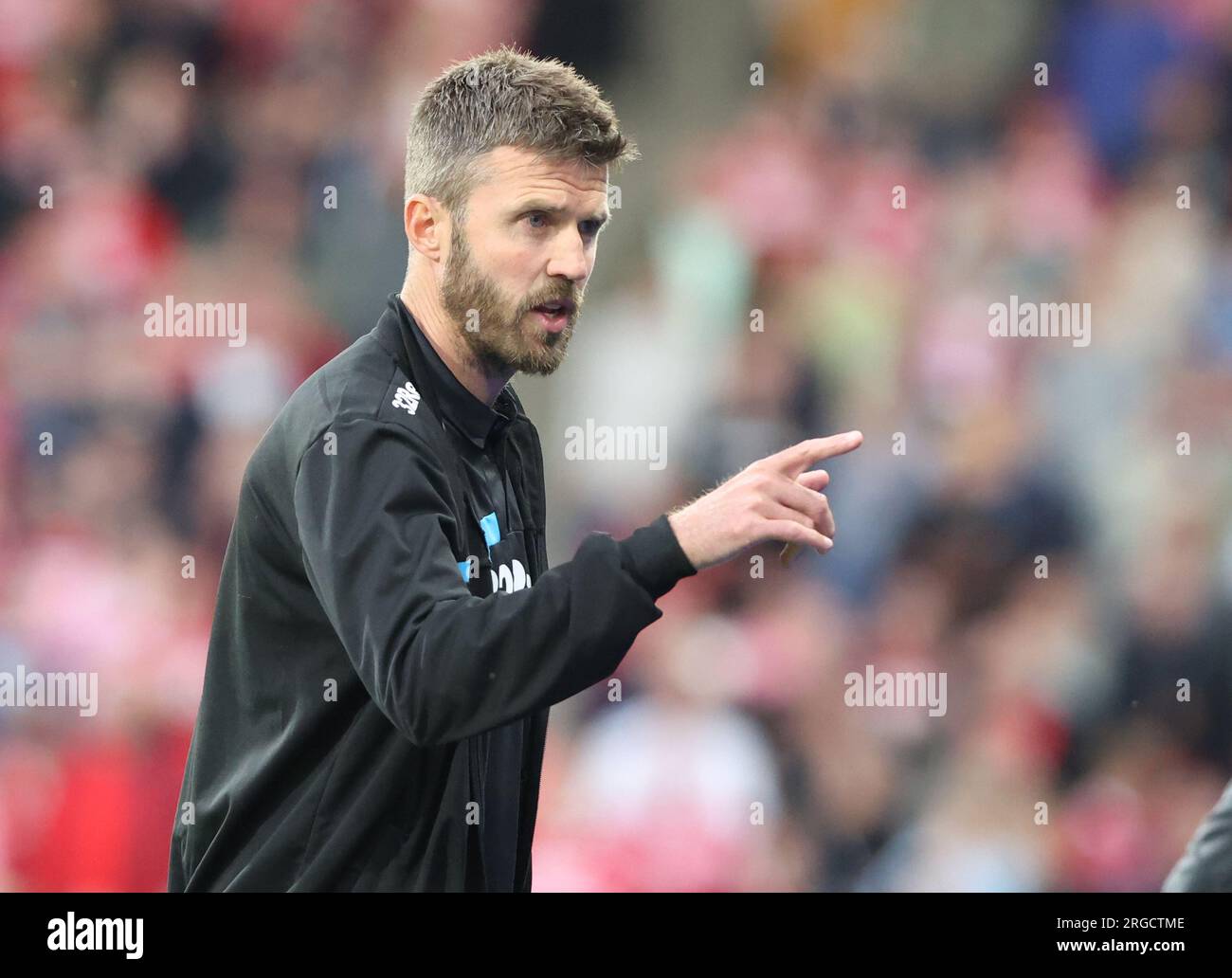 Michael Carrick manager of Middlesbrough during the Carabao Cup match ...