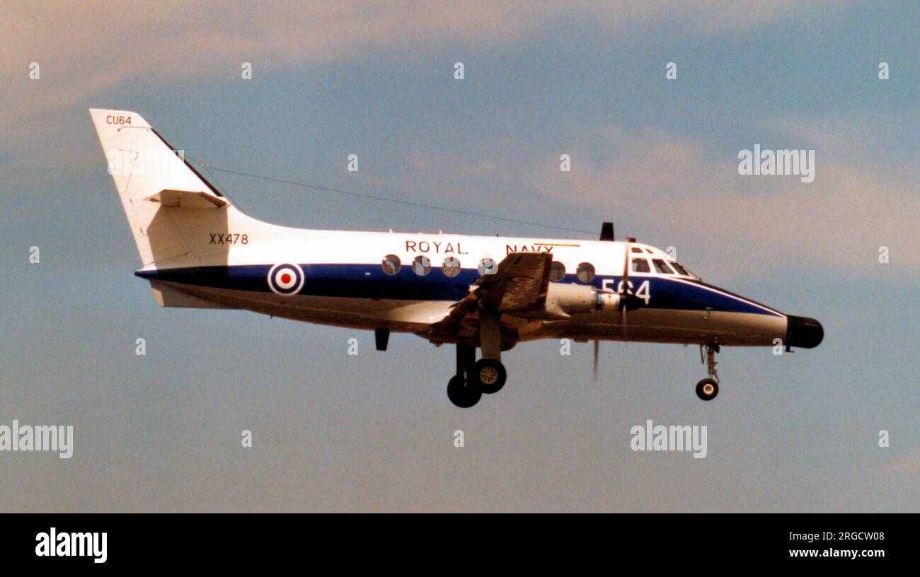 Royal Navy - Scottish Aviation Jetstream T.2 XX478 / 64 (msn 216 P/N 16 ...