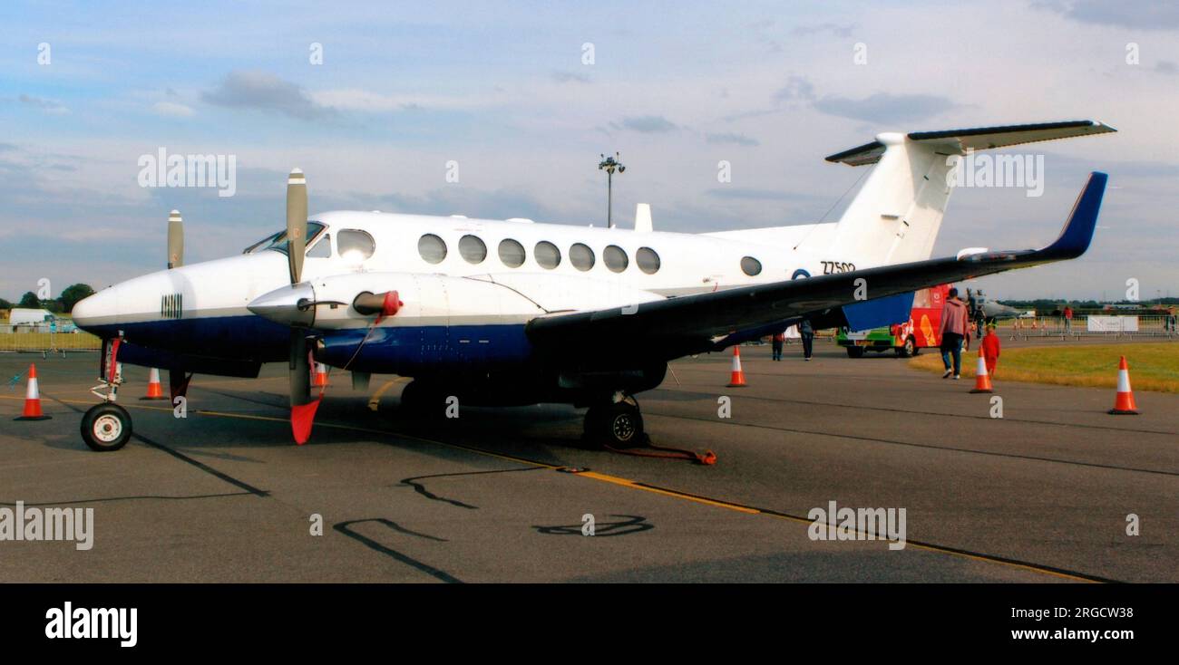 Royal Navy - Beech 350 Avenger T.1 ZZ502 (msn FL-629, ex N63699, ex G-MFTC Stock Photo - Alamy