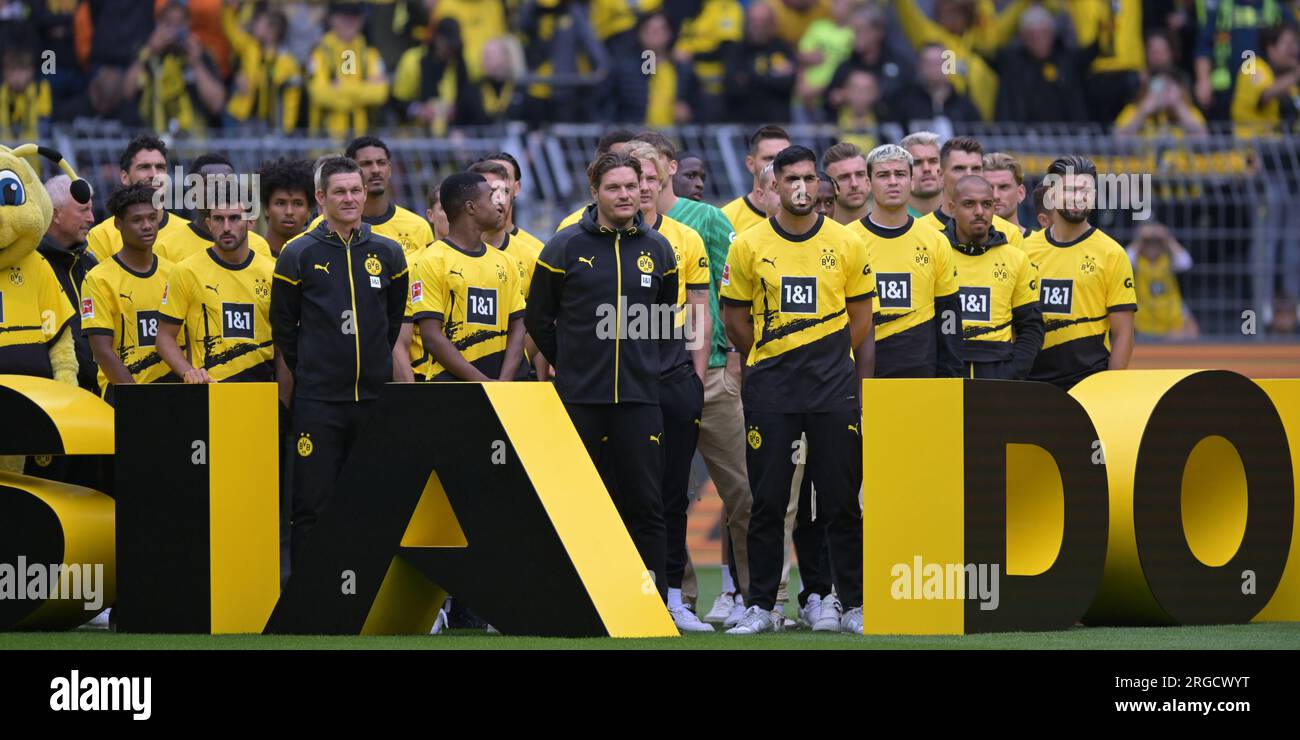DORTMUND - team presentation Borussia Dortmund Borussia Dortmund coach ...