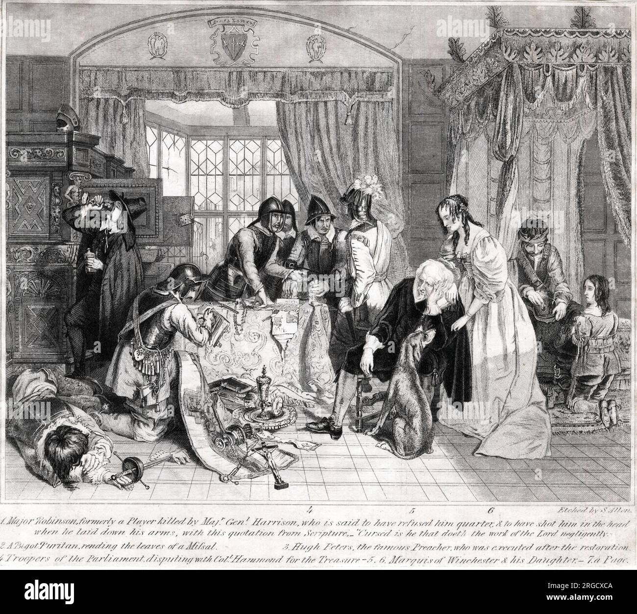 English Civil War scene Stock Photo - Alamy