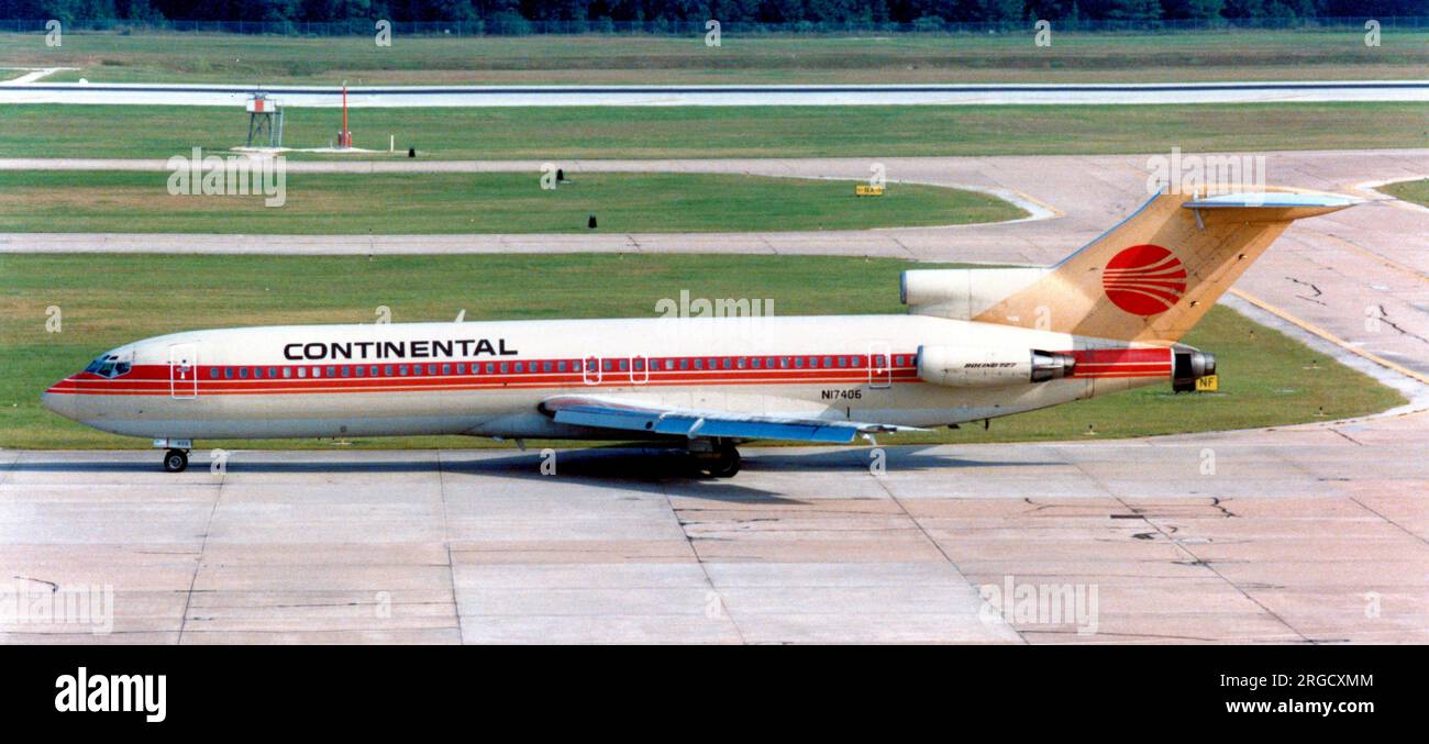 Boeing 727-243 N17406 (msn 21269 / 1230), of Continental Air Lines ...