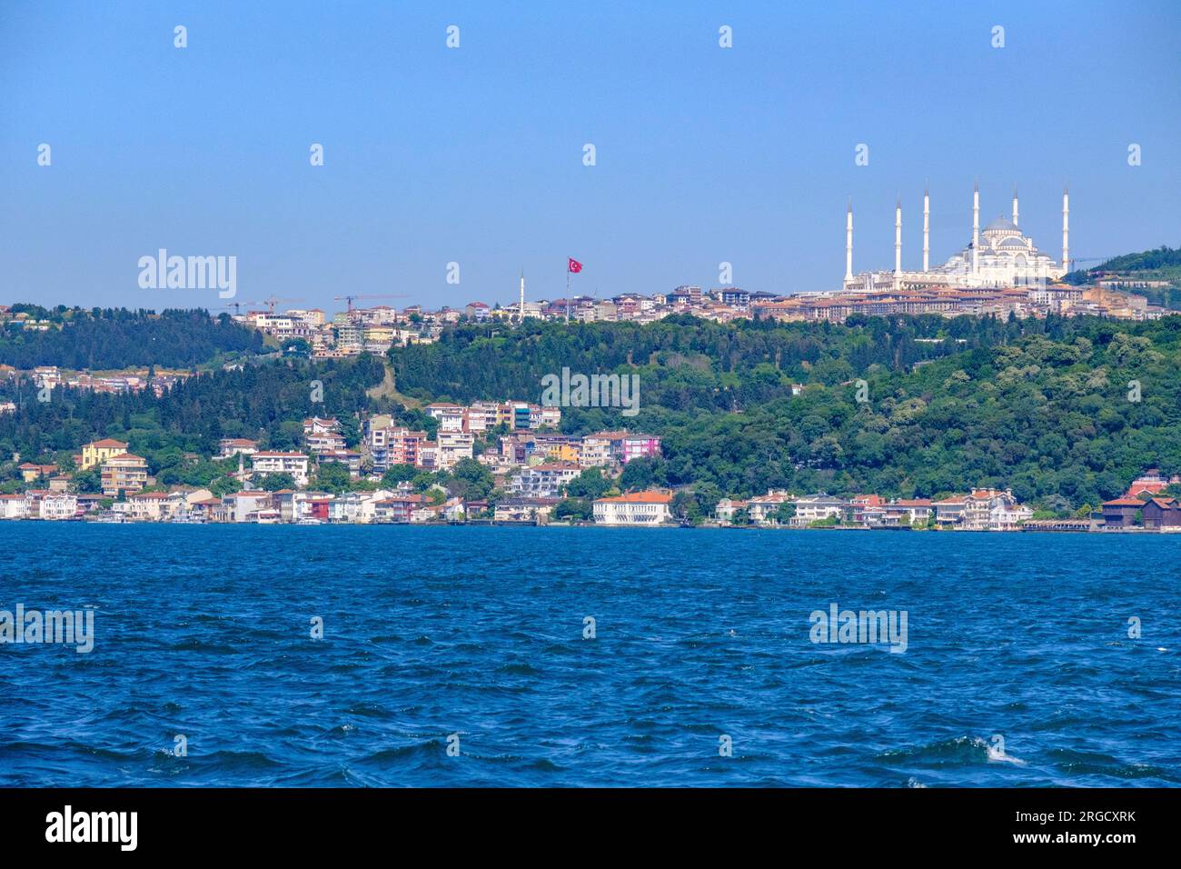 Istanbul, Turkey, Türkiye. Camlica Mosque, Turkiye's Largest. on ...