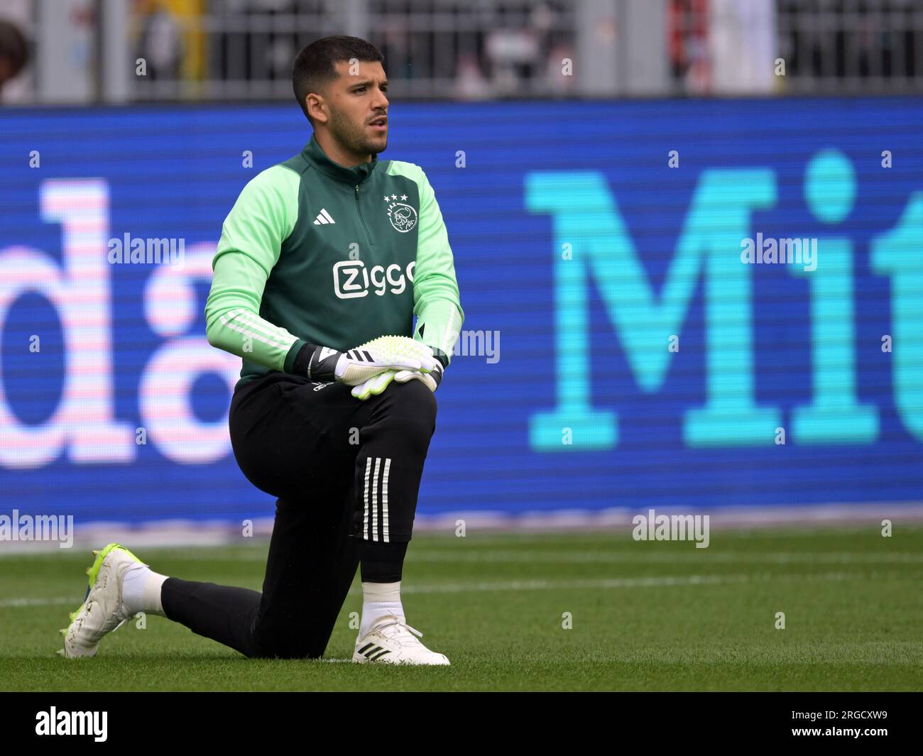 DORTMUND - Ajax goalkeeper Geronimo Rulli during the friendly match ...
